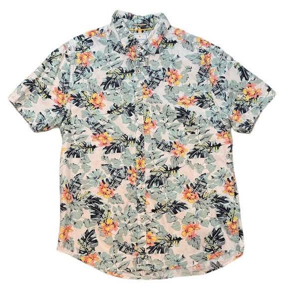 Denim & Flower | Shirts | Denim Flower Ricky Singh Tropical Floral ...